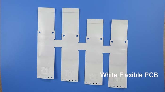 Quality White Flexible PCB Board on PET with Bulge Pads and Immersion Gold for Printer for sale