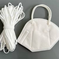 Quality 3.5mm 6mm 4mm 5mm Round Elastic Cord Polyester Spandex For 3D Face Mask for sale