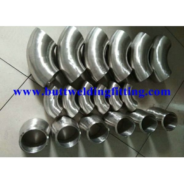 Quality Din 2605 Titanium grade 2 30 45 90 degree elbow Butt Weld Fittings 1 / 2