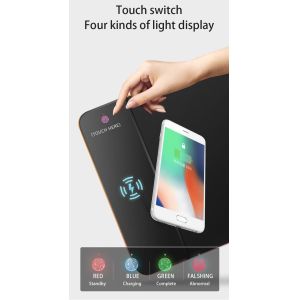 Quality 7.5w 10w 15w Wireless Charging Mouse Pad Rgb With Unique Design for sale