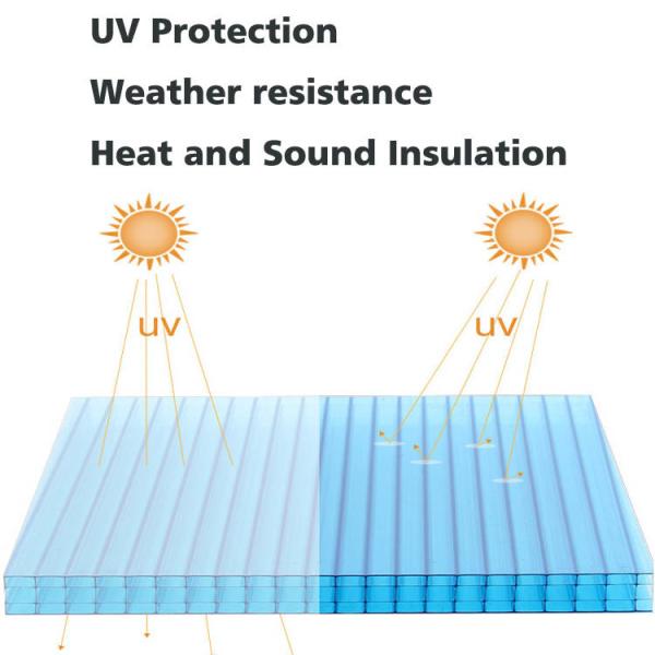 Quality Polycarbonate Hollow Plastic Sheet Board Polycarbonate Construction Materials for sale