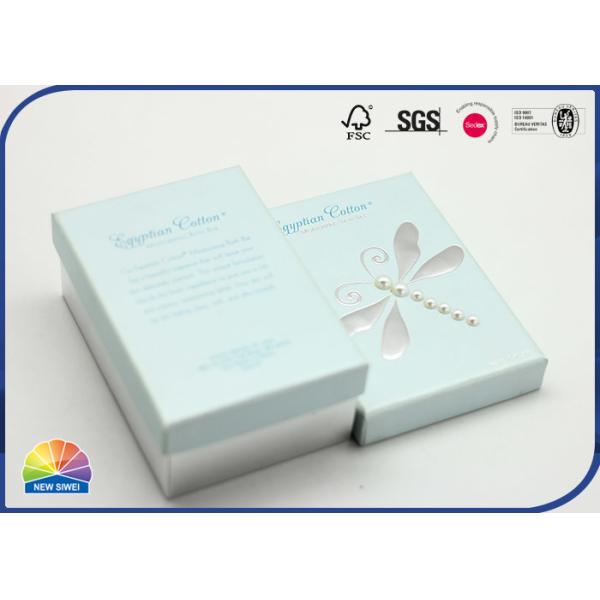 Quality Embossed And Silver Hot Stamping Jewelry Packaging Gift Paper Box for sale