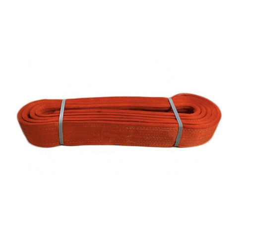 Quality Orange 24 Tonne 300mm width flat Polyester Webbing Sling for sale