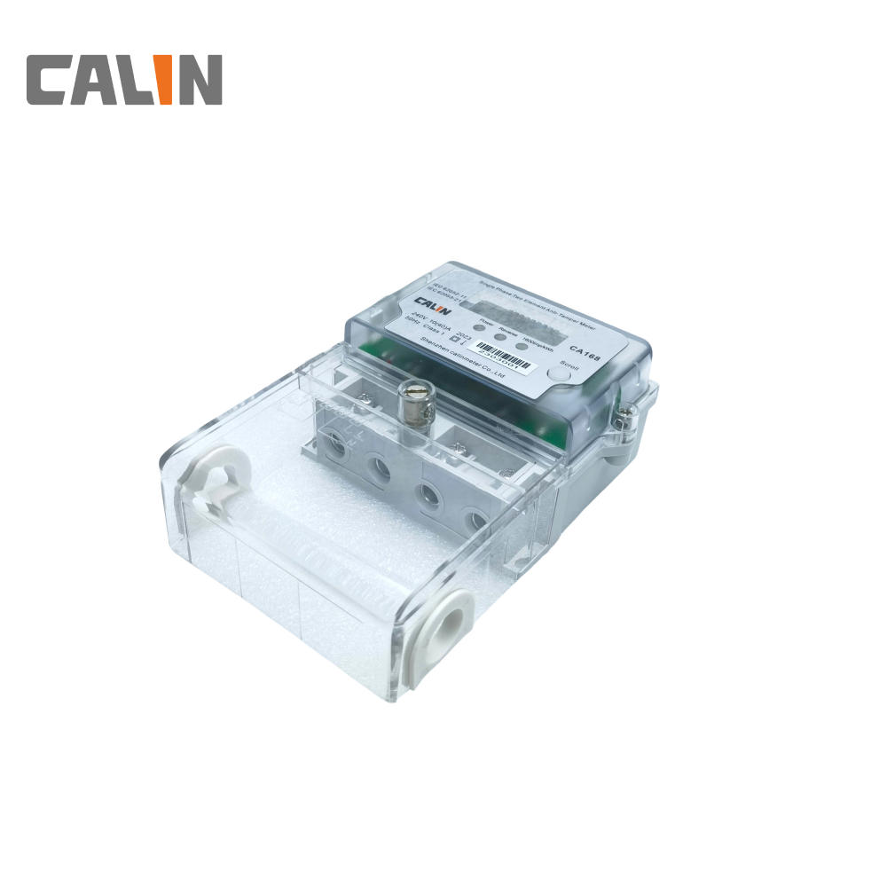 Quality LCD Display Single Phase Electric Meter , Tamper Proof Prepaid Power Meters for sale