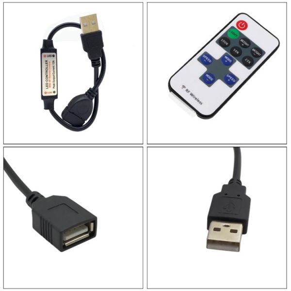 Quality Mini Monochrome LED Light Controller , RF Wireless Controller With 11 Key OEM for sale