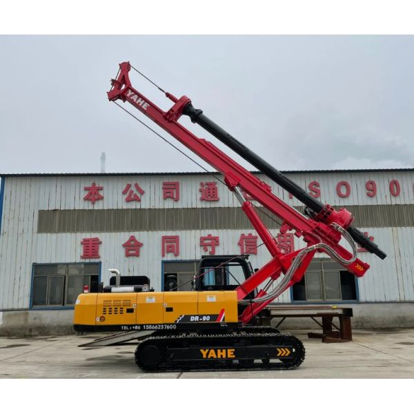 Quality Max Drilling Depth 30m Dr-90 Mini Crawler Hydraulic Piling Machine for sale