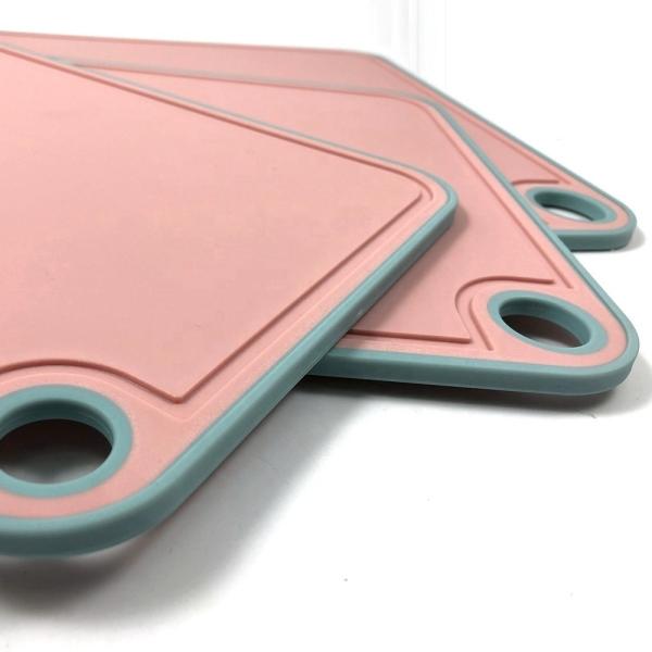 Quality Plastic Cutting Boards with Deep Juice Grooves Lava Orange Durable and for sale