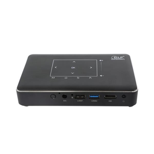 Quality 0.2"DMD 4K 3D Smart Android Touch Projector WVGA 854*480 Support 4K for sale
