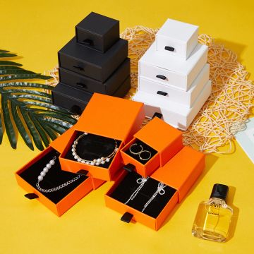 Quality Cardboard Jewelry Drawer Storage Box Packaging Box Customized Logo With Velvet for sale