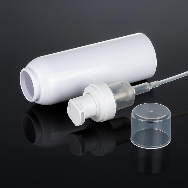 Quality Round 250ml Foaming Pump Bottle Screen Printing For Facial Cleanser for sale