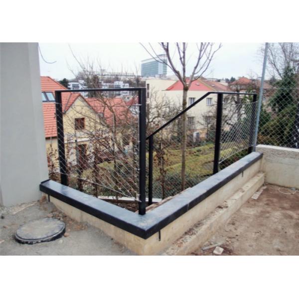 Quality 2.0mm Flexible Metal Mesh Stainless Steel Cable Net For Stairs Decoration for sale