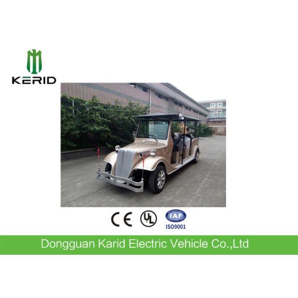 Quality FRP Body Electric Vintage Cars / Electric Tour Bus With 8 Seats For Pick Up for sale