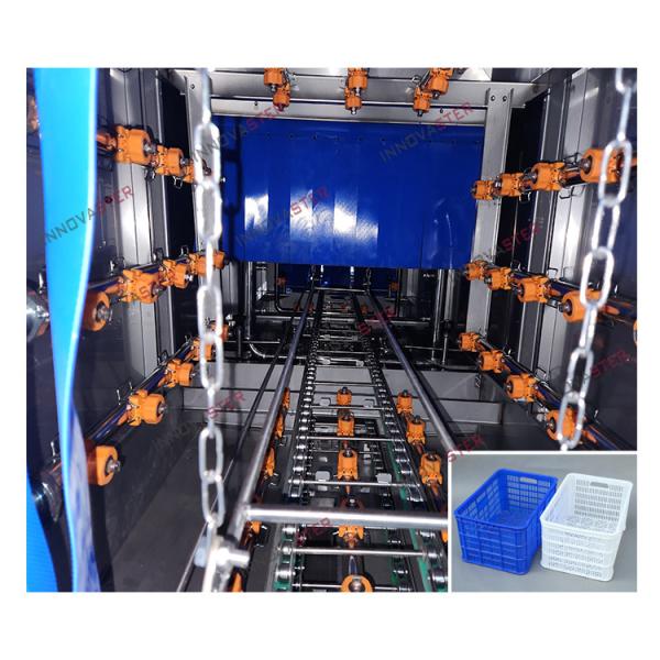 Quality Food Shop 2021 Industrial Automatic PP/SUS304 Container Continuous Washing Equipment for sale