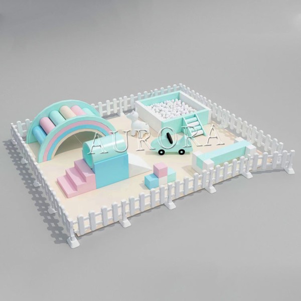 Quality Custom Color Foam Playground Equipment Soft Play Merry Go Round Event Party Rental for sale