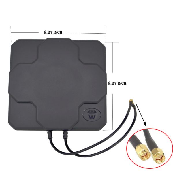 Quality 2 X22dBi Long Range Wifi Access Points Outdoor 4G LTE MIMO Antenna for sale