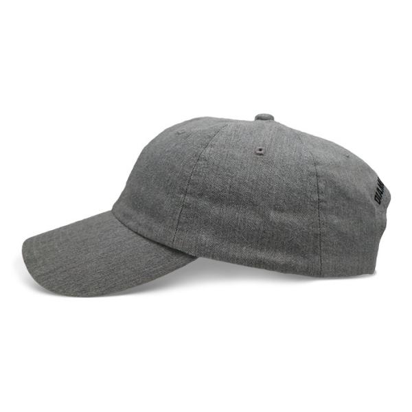 Quality Diamond gray dads cap low crown diamond logo adjustable buckle for sale