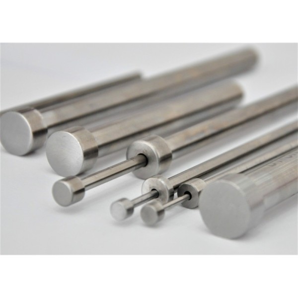 Quality SKH51 TiCN Plastic Injection Mold Parts , Nitriding Straight Ejector Pin for sale