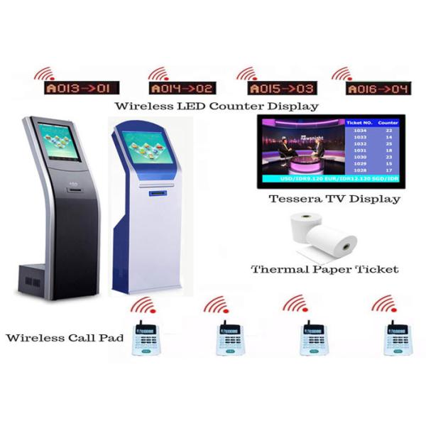 Quality Indoor Multi Language Touch Screen Queue Ticket Machine for sale