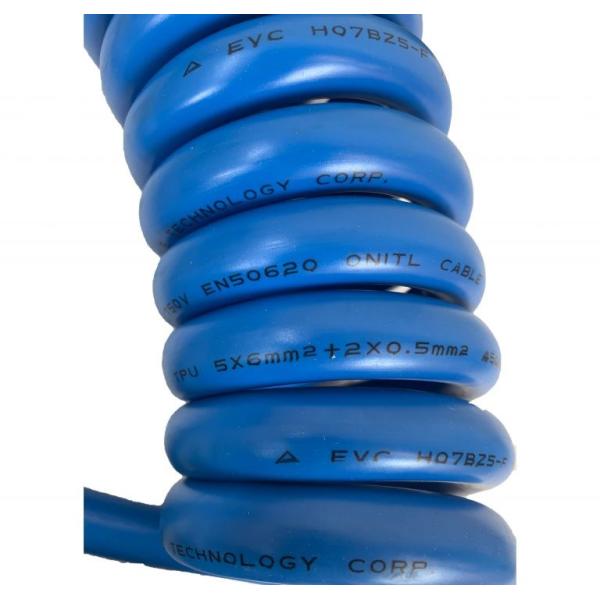 Quality Spiral 7kW Type 2 To Type 2 Charging Cable 32A 250V 1 Phase for sale