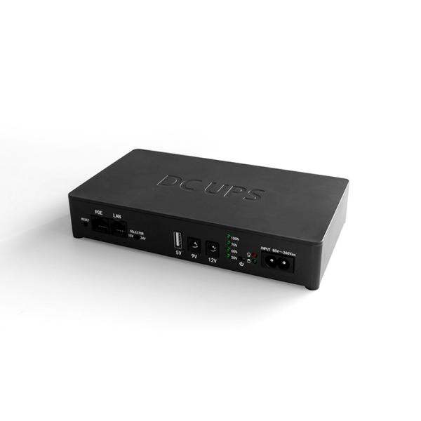 Quality 1A/2A Output Current Mini UPS Power Supply Backup For Laptop Router Support for sale