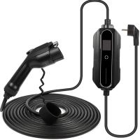 Quality Type 1 To Schuko 16A Portable EV Charger With LCD Screen 230V for sale