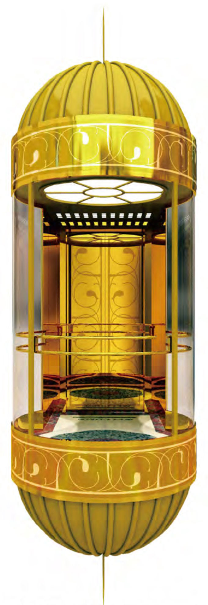 Factory Supply Panoramic Elevator Sightseeing Elevator Passenger Lift 0