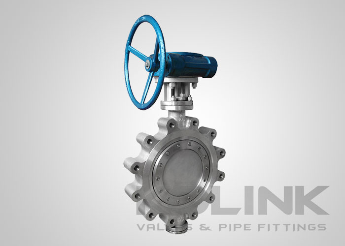 Quality Triple Eccentric Lugged Butterfly Valve Metal Seated DN50-DN1200 for sale