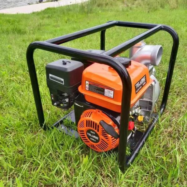 Quality 2 Inch Petrol Engine High Pressure Water Pump tuya for Displacement 208cc Weight 27KG for sale
