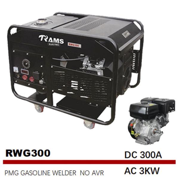 Quality 3kw Electric Start Genset 300 Amp Welder 30L Gas Tank Permanent Magnet Generator for sale