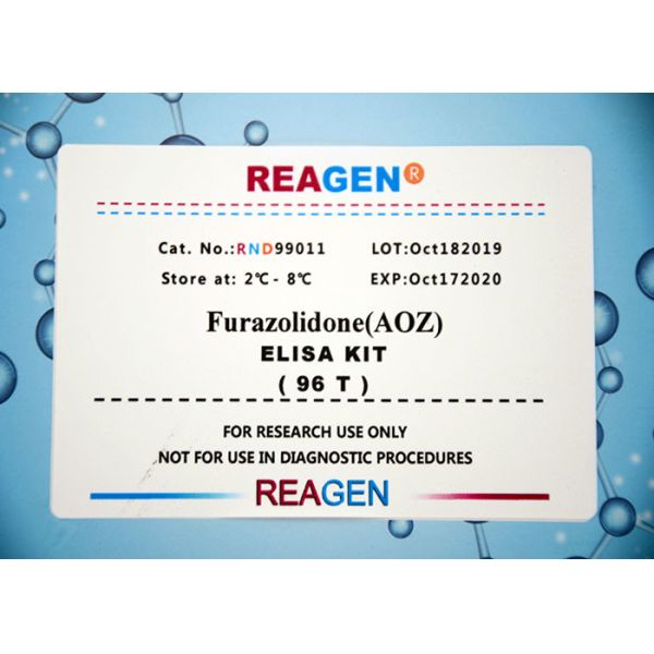 Quality High Sensitivity Furazolidone ELISA Testing Kit , AOZ Elisa Kit Free Samples for sale