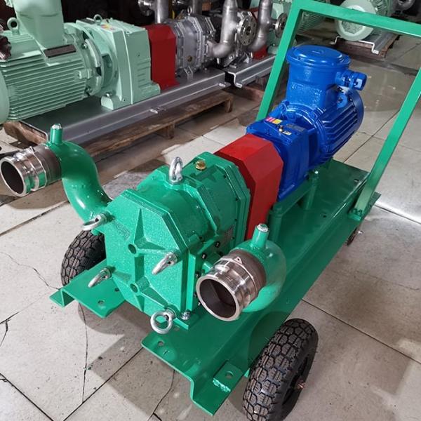 Quality FDA Hand Cart Mobile Diesel Pump NBR Rubber Pressure Resistant for sale