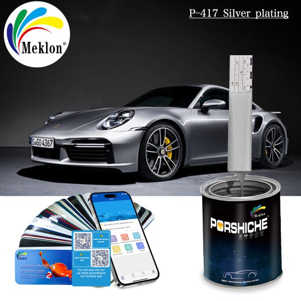 Quality Multi Colored Optional Metal Silver Acrylic Car Paint Moisture-Proof And Scratch for sale