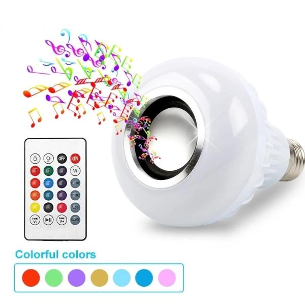 Quality Smart Music LED Bulb Speaker with Music Function and 80 Ra Color Rendering Index for sale