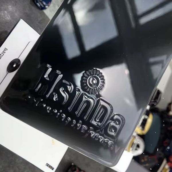 Quality Epoxy Polyester Thermoset Powder Coating Smooth Surface Black Mirror Effect for sale