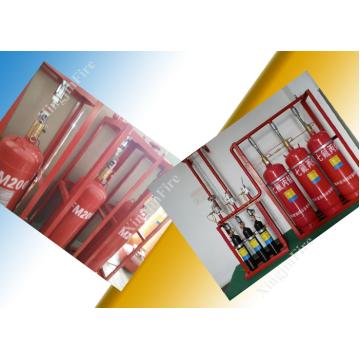 Quality Enclosed Flooding FM 200 Suppression System Piped for Single Zone for sale