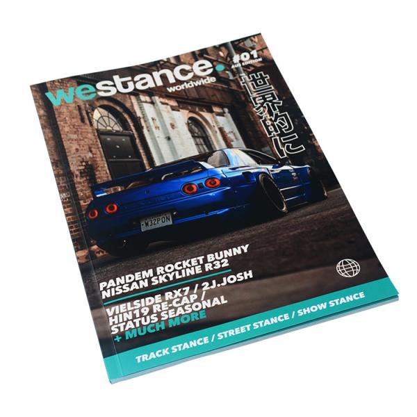Quality Glossy Varnishing custom Magazine Printing Services 4c 4c inner material for sale