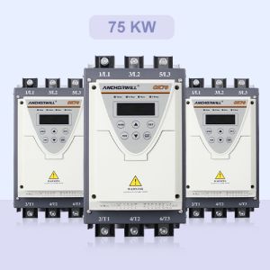 Quality Anchorwill soft starter 3 phase 75kw 380V 50/60Hz Built in bypass soft starter for sale