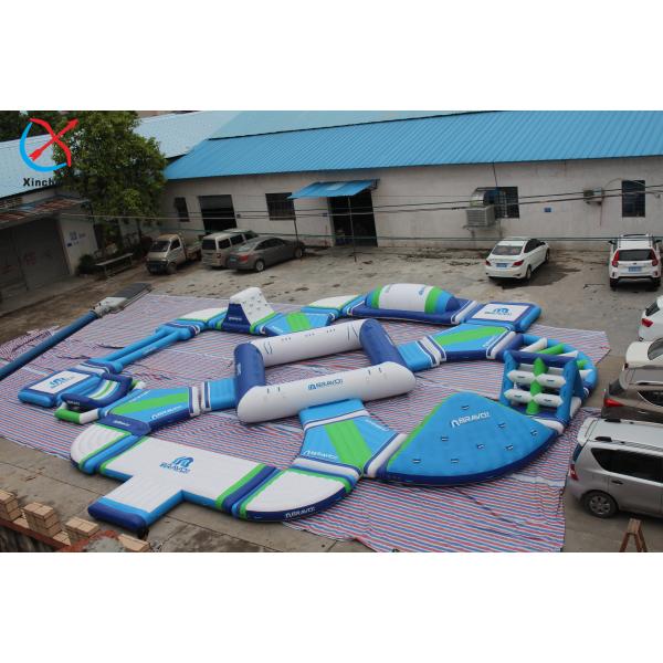 Quality Manufacturer Commercial Sea Inflatable Water Park With Climbing Walls Slides for sale