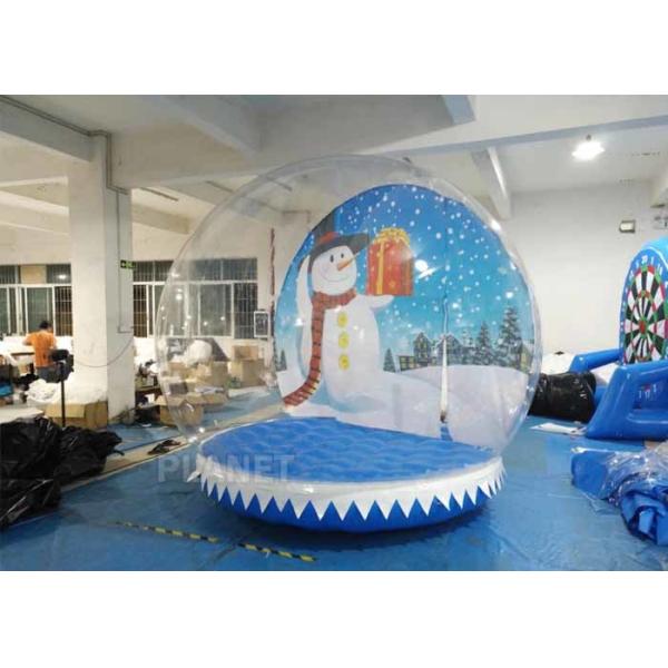 Quality Durable PVC Tarpaulin Outdoor Inflatable Snow Globe Customzied Logo for sale
