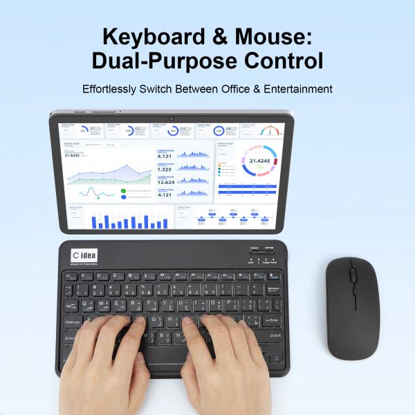 Quality C Idea 10.1 Inch Tablet PC Android 15 Tablet With Keyboard And Mouse CM8800plus for sale