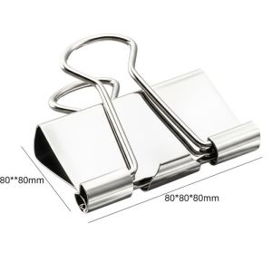 Quality Securely and Efficiently Organize Papers with 3 Rings Ring Binder Clips 80*80 for sale