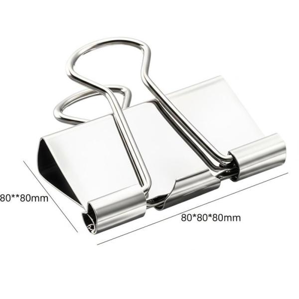Quality Securely and Efficiently Organize Papers with 3 Rings Ring Binder Clips 80*80 for sale