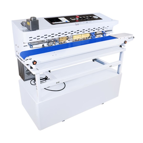 Quality CSM-810 Vertical Band Sealer Laser Coder Foil Film Food Packaging for sale