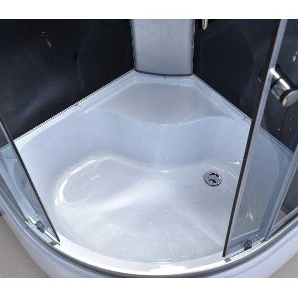 Quality Grey Glass Wet Room Shower Enclosure 39''x39''x85'' for sale