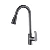 china Flexible Hoses For Modern Design Single Handle Pull-Out Kitchen Faucet And Sink