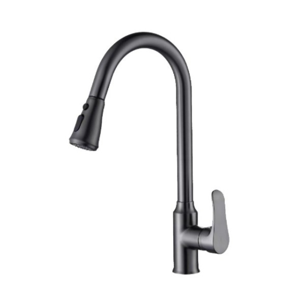Quality Flexible Hoses For Modern Design Single Handle Pull-Out Kitchen Faucet And Sink Tap for sale