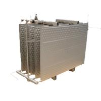 Quality Double Embossed Falling Film Plate Chiller For Seafood for sale