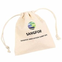 Quality Eco Friendly Canvas Muslin Small Cotton Drawstring Bags Reusable Drawstring for sale