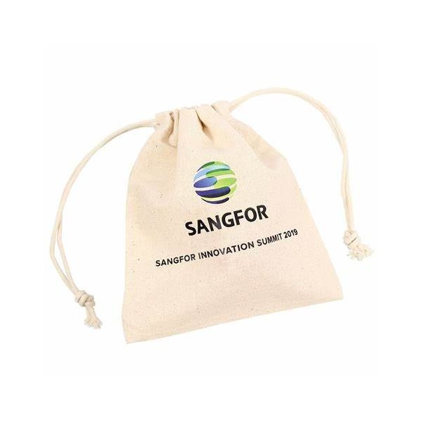 Quality Eco Friendly Canvas Muslin Small Cotton Drawstring Bags Reusable Drawstring Makeup Pouch for sale