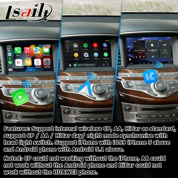 Quality Infiniti QX60 GPS Android auto Carplay Navigation System Multimedia Interface for sale